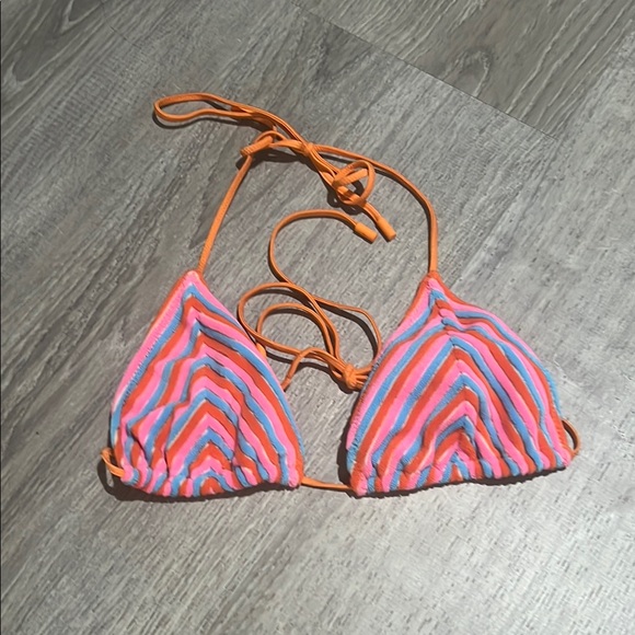 triangl swimwear | Swim | Triangl Striped Multicolor Bikini Set | Poshmark
